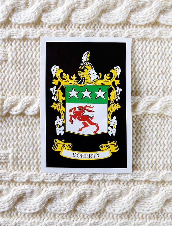 Doherty Clan Aran Bed Runner | Aran Sweater Market