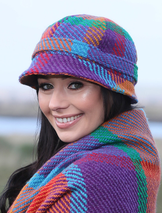 Wool County Hat - Galway Red | Aran Sweater Market