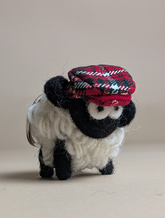 Labaabaa with Tartan Hat Sheep - Aran Sweater Market