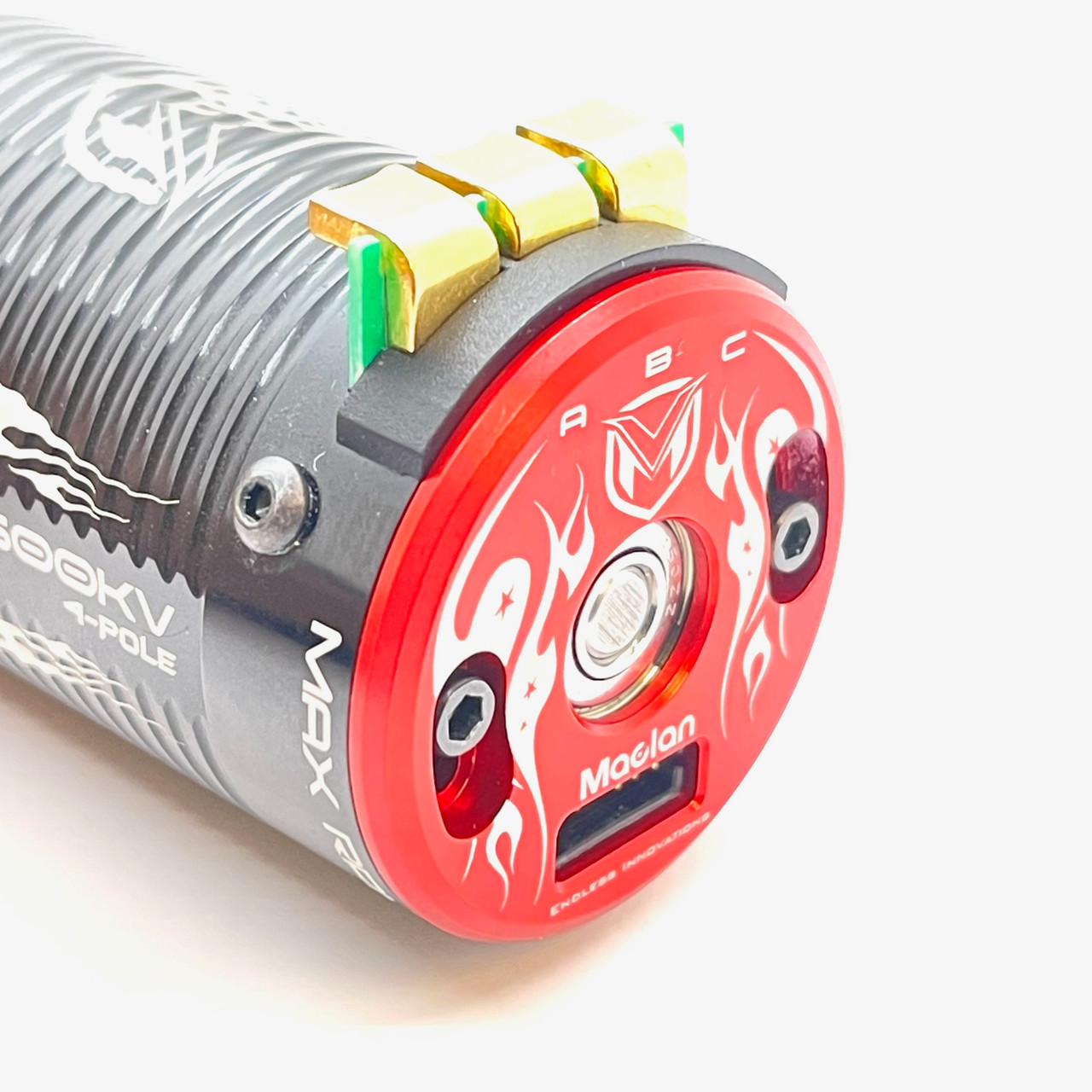 Maclan DRK 4-Pole Motor Optional Front & End Cap - Maclan Racing Pro Shop