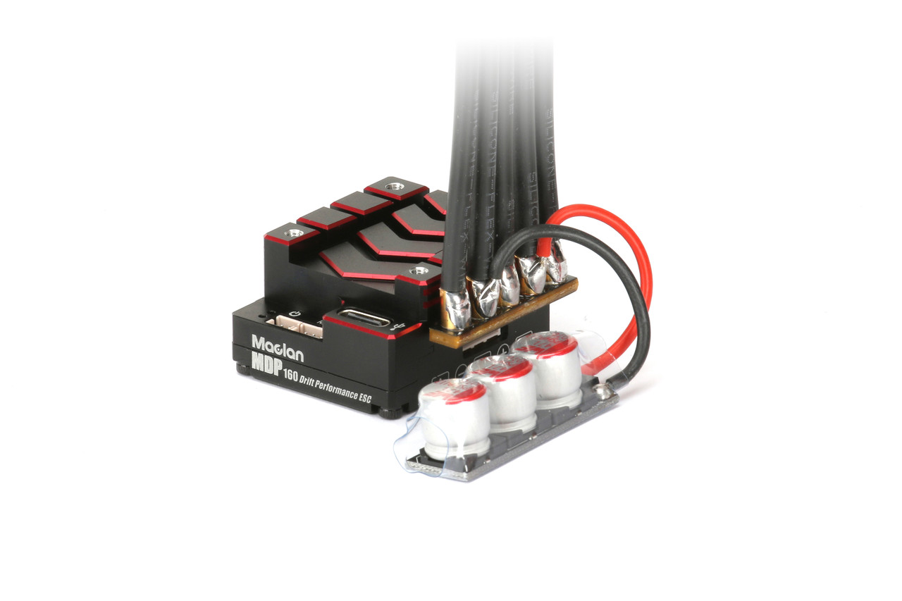 Maclan MDP 160 Drift Performance ESC (Black/Red) - Maclan Racing Pro Shop