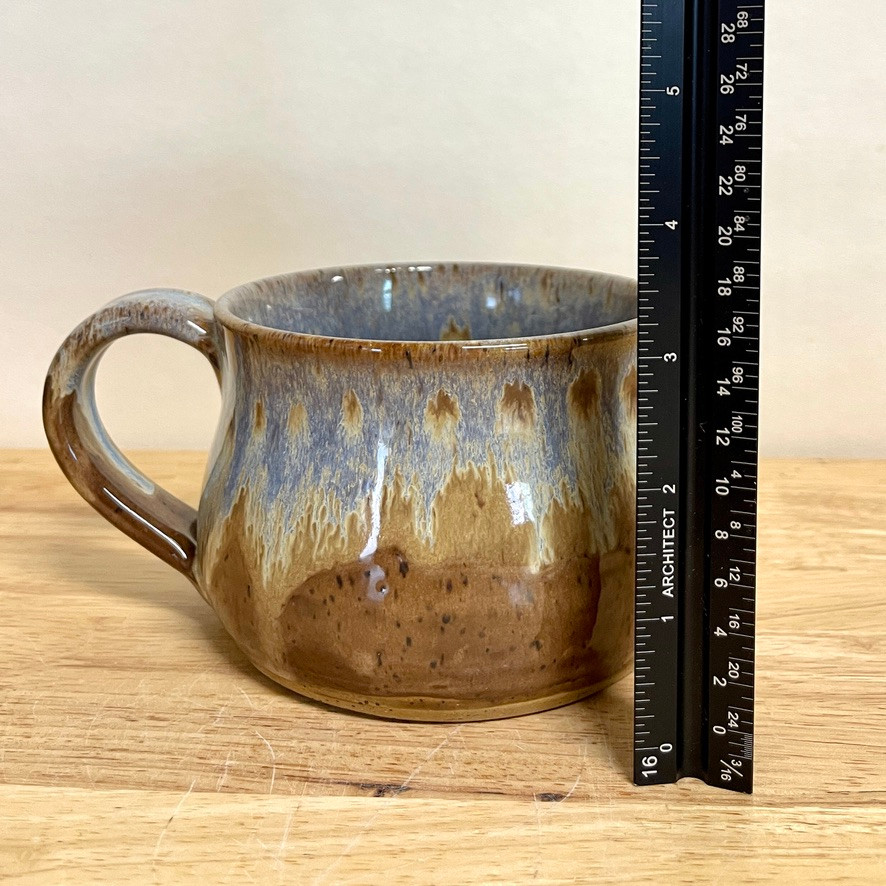 Handmade Pottery Soup Bowl in Seashore Green Glaze