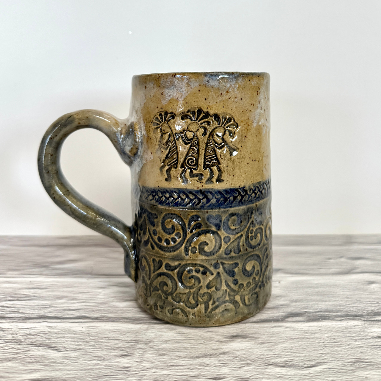 Handmade Pottery Mug Southwest Collection-Kokopelli