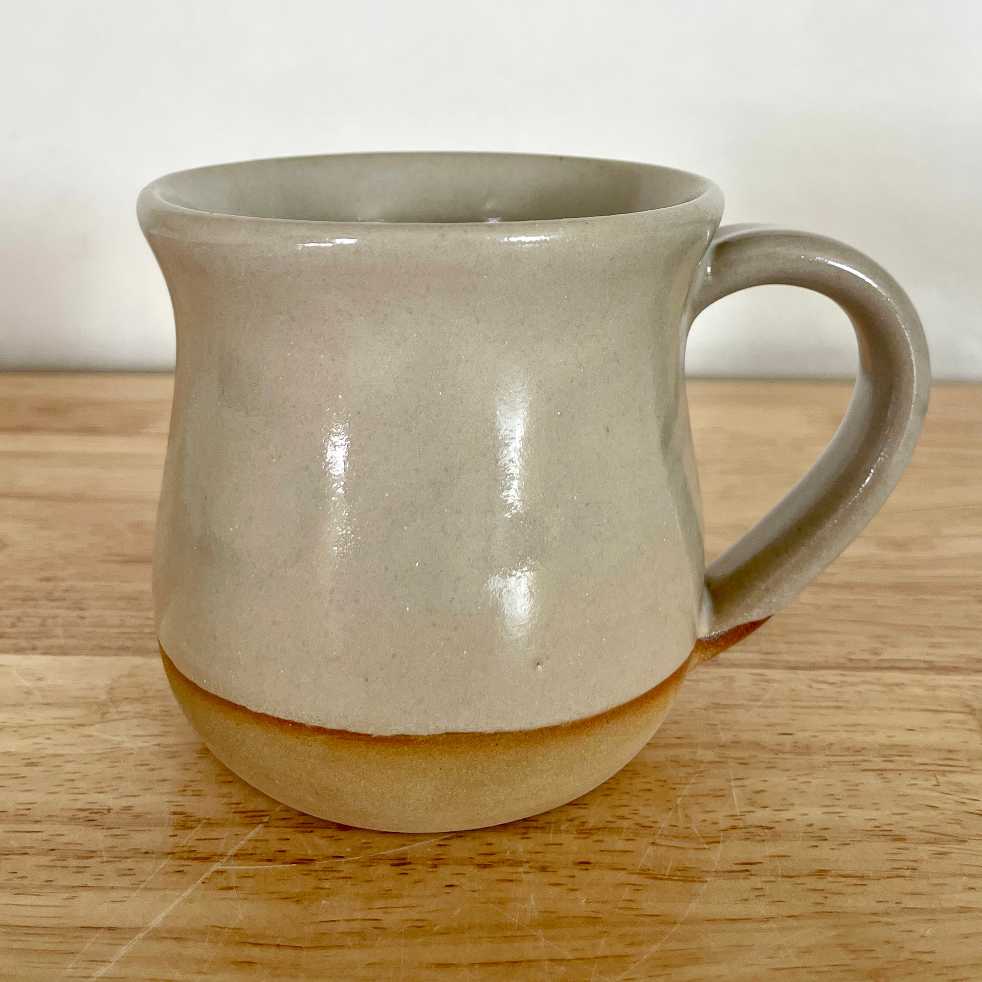 Handmade Pottery Large Desert Blue Mugs 12-14 ozs