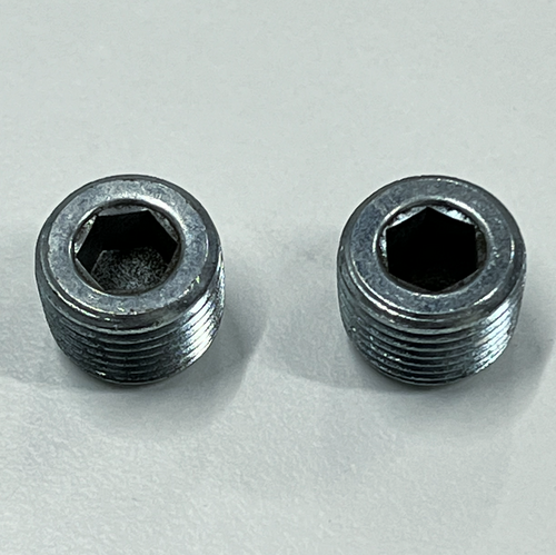 3/8" NPT Pipe Fitting Plugs for Intake Water Pump Hot Rod, Street Rod ...