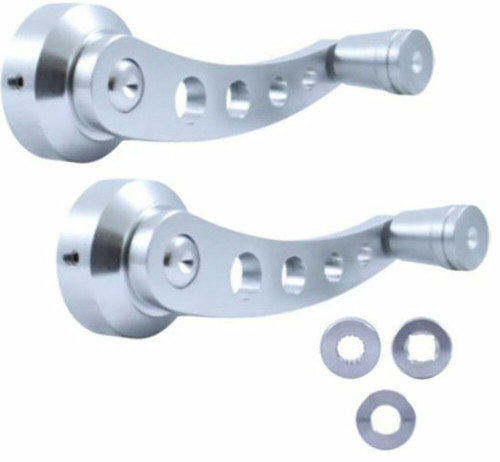 Street Rod Hot Rod Vintage Billet Window Crank Kit, Pr - Car Custom Online