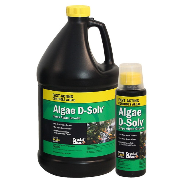 CrystalClear Algae D-Solv | Liquid Algaecide | Koi Ponds