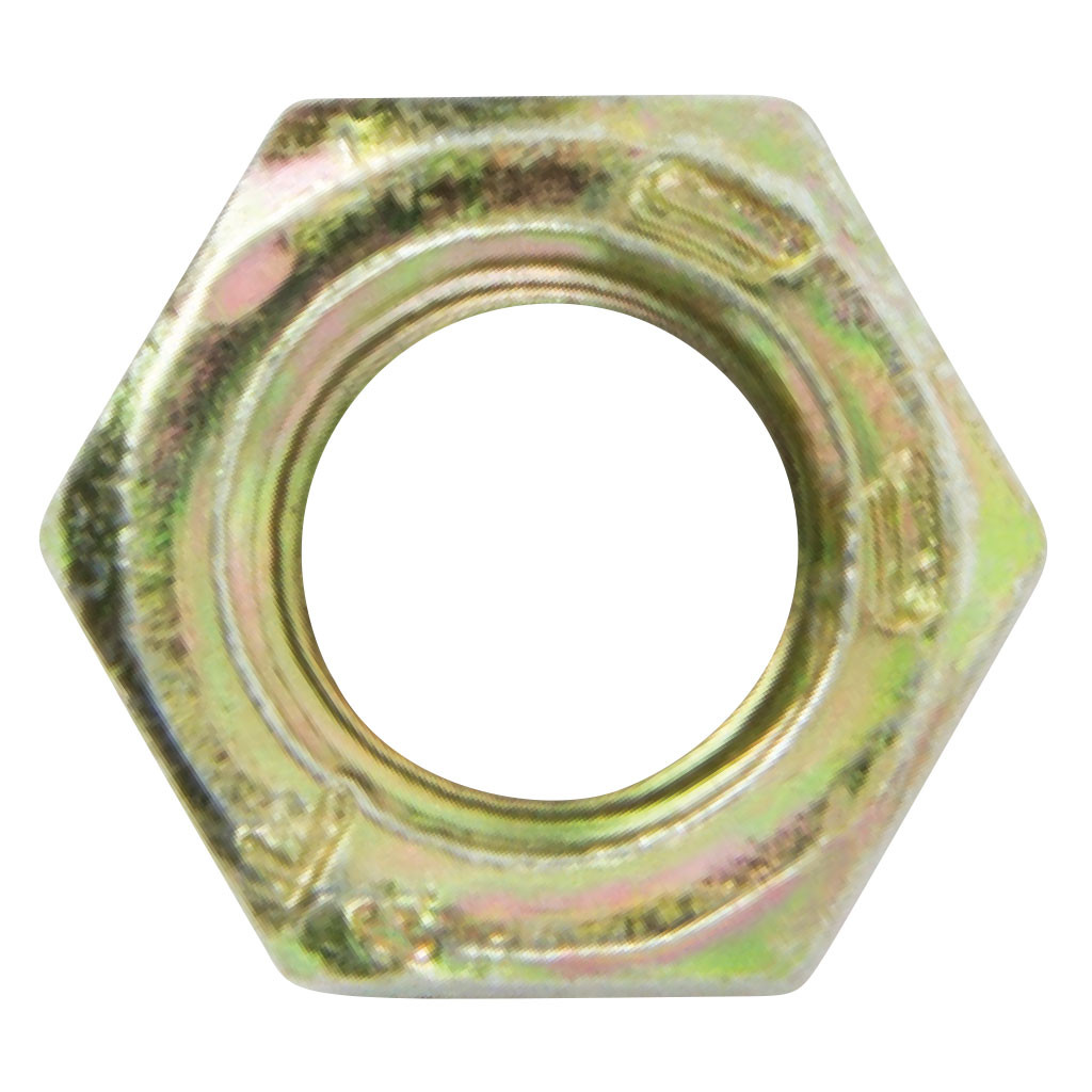 1/4 in-20 Hex Nut, Yellow Zinc - Hi-Line Inc.