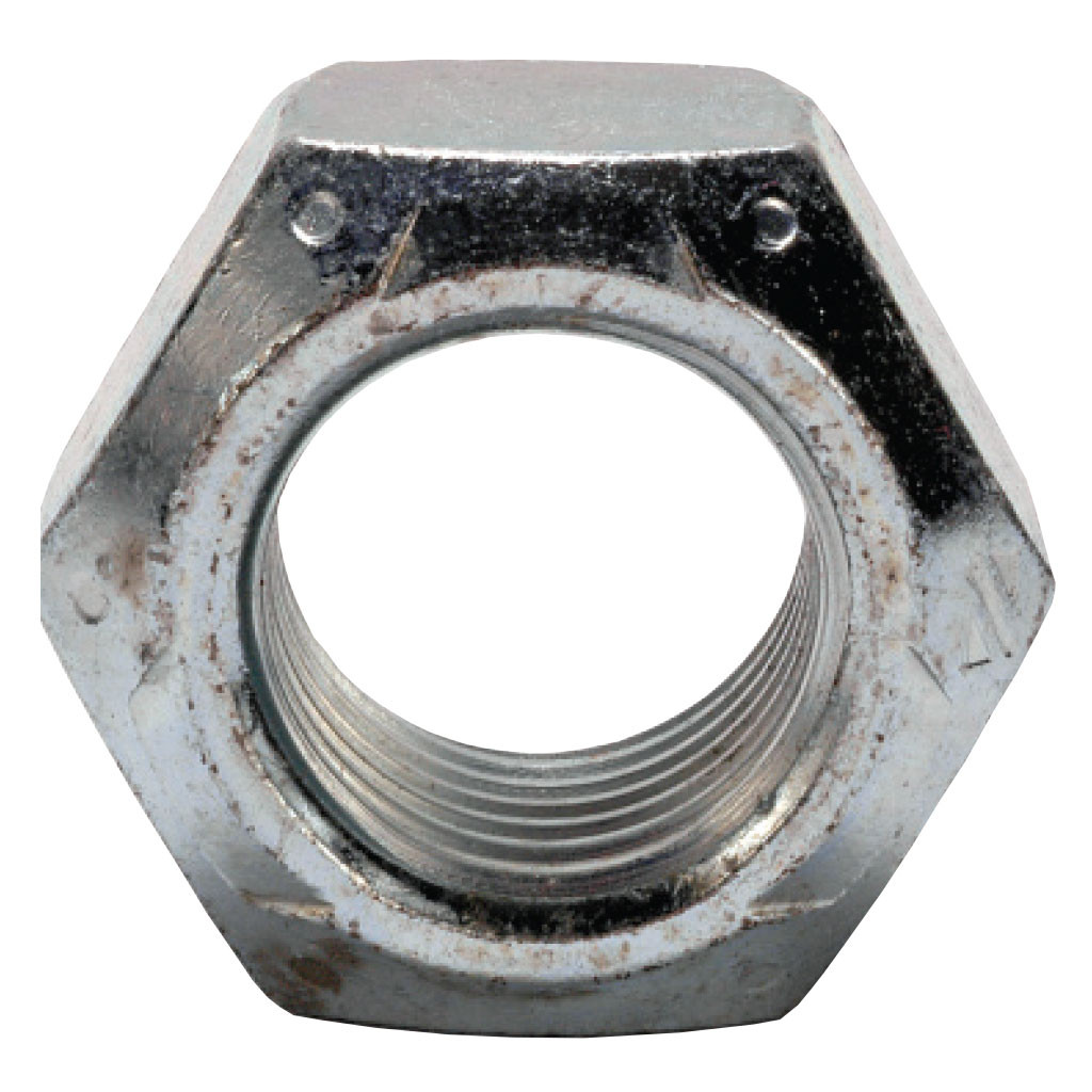 9/16"-12 Heavy Duty Lock Nut, Zinc Plated - Hi-Line Inc.