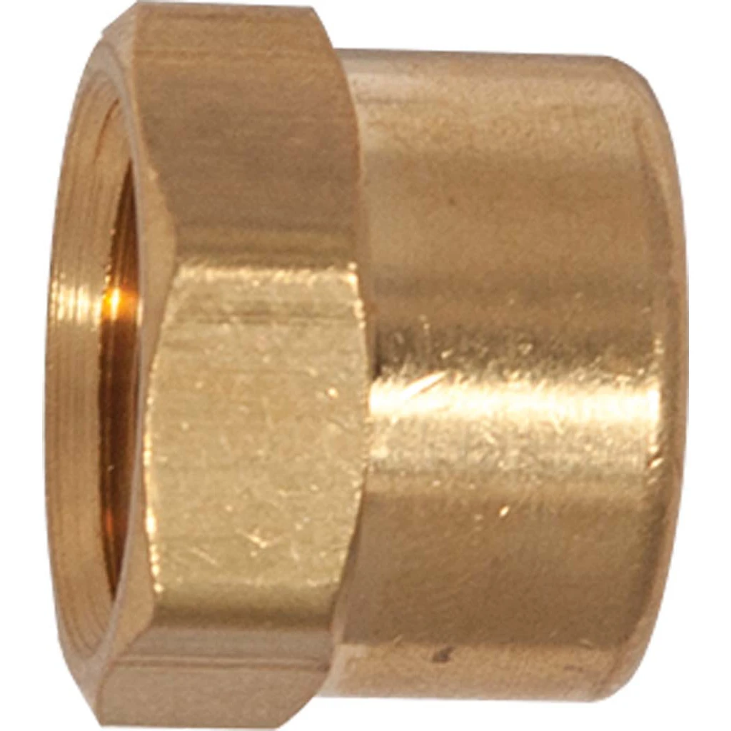 3/8 FPT, Brass Pipe Cap - 3129X6 - Hi-Line Inc.