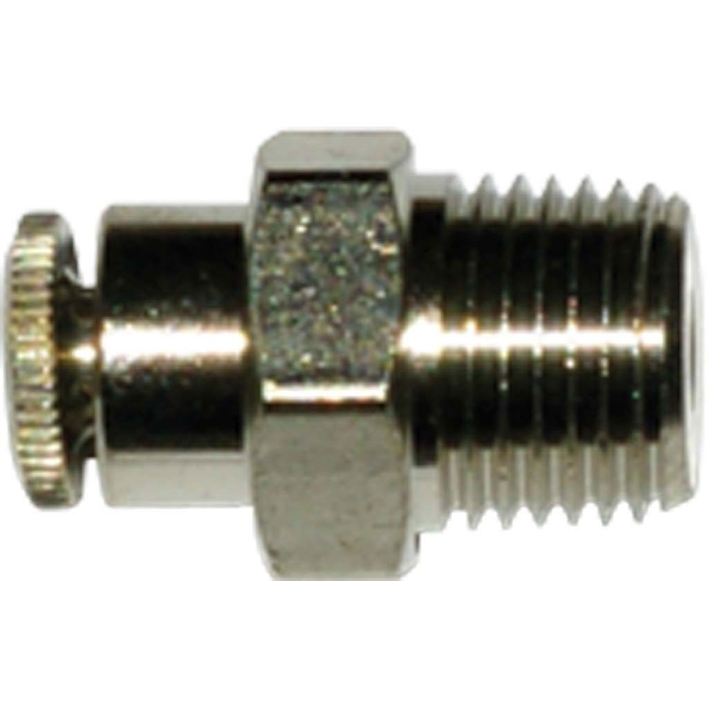 1/8" Tube O.D. x 1/8" MPT, Push Connect, Inch Male Connector - 1168X2 ...