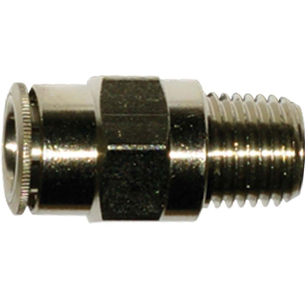 3/8" Tube O.D. x 1/4" MPT, Push Connect, Inch Male Connector - 1168X6 ...
