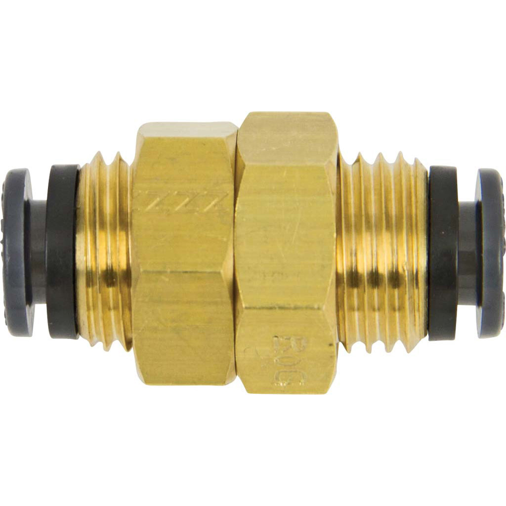 5/32" Tube O.D. Bulkhead Union, DOT Composite Push to Connect - Hi-Line ...