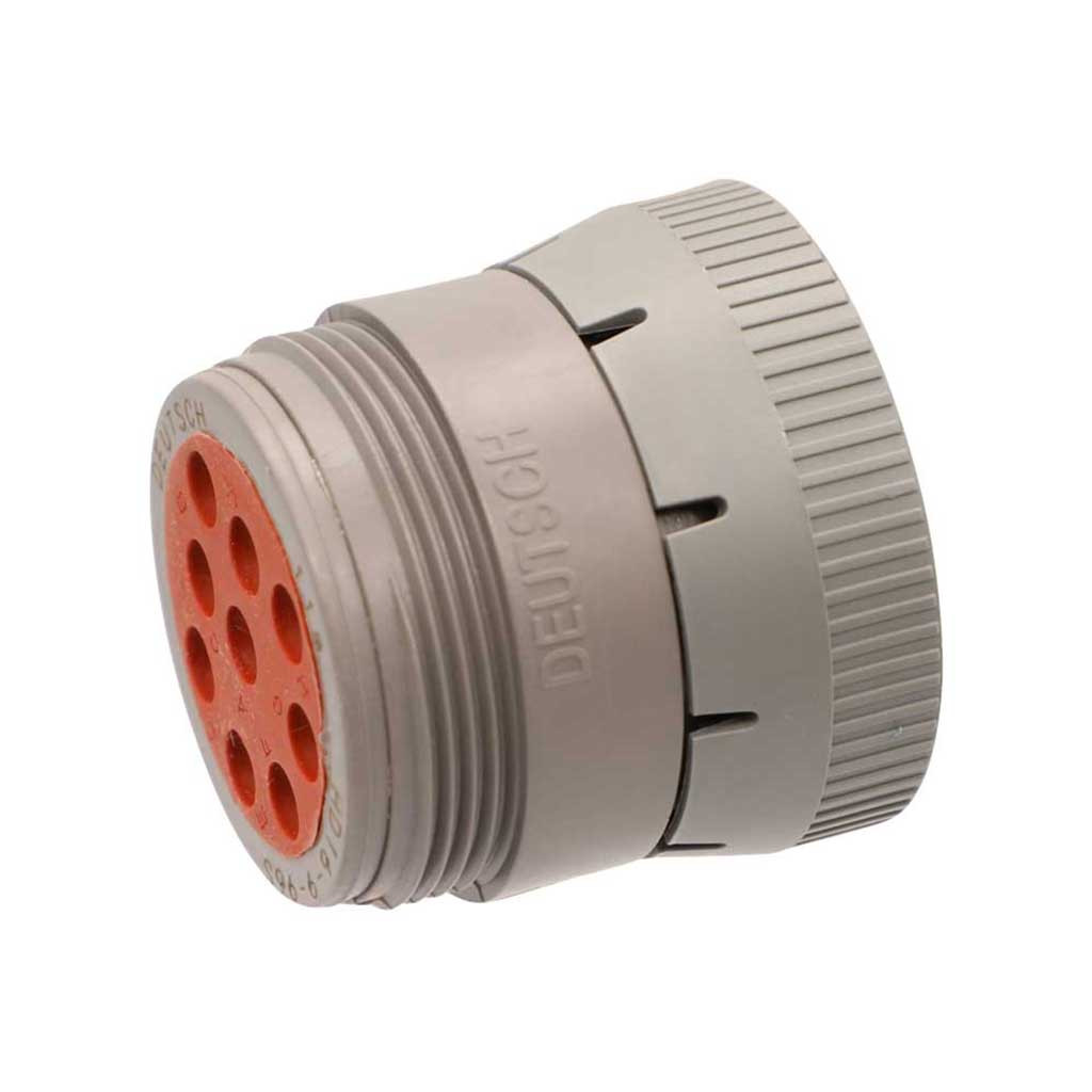 20-14 AWG, Plug, 9 Positions HD10 - In-Line Plug No. - Hi-Line Inc.