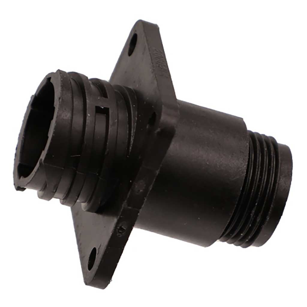 4 Positions, Shell Size 11, Square Flange Receptacle - Hi-Line Inc.