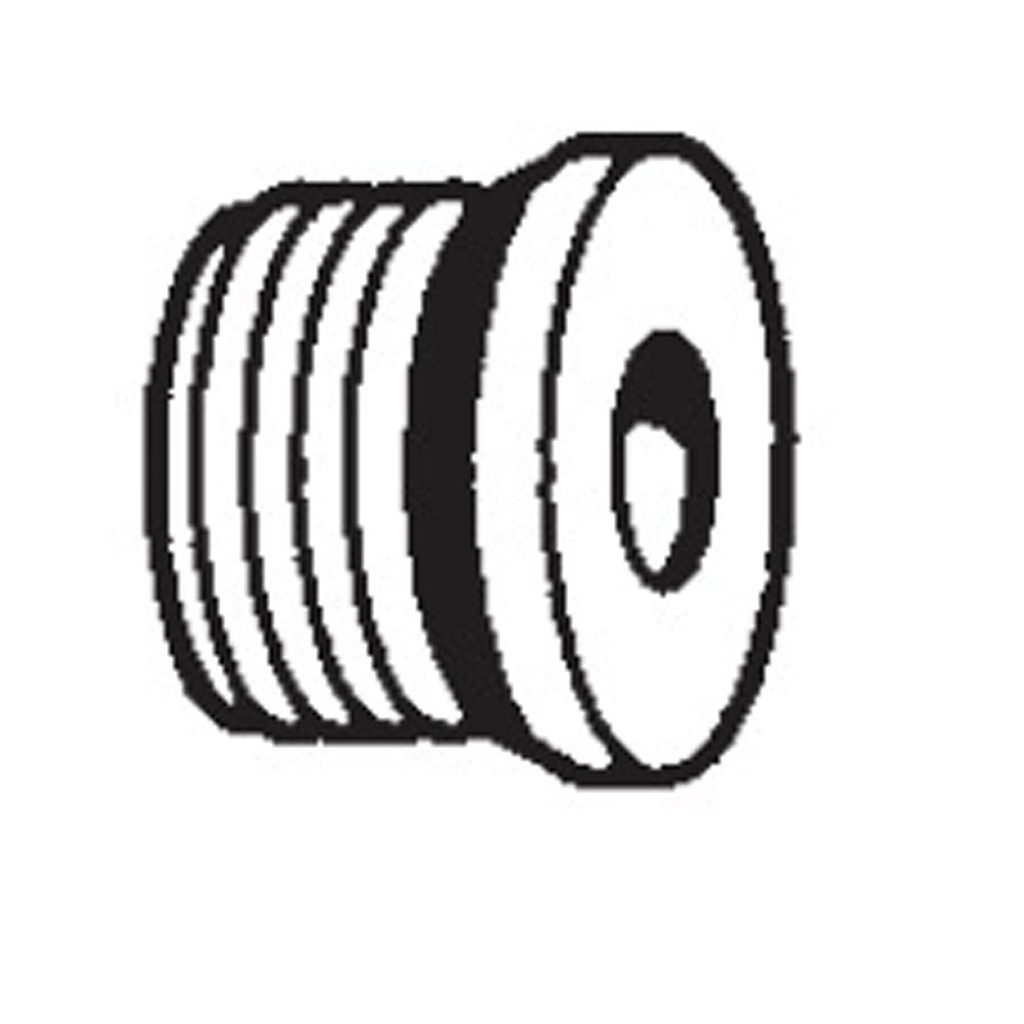 1" Straight Thread O-ring Hex Socket Plug, Straight Thread O-ring, Hose ...