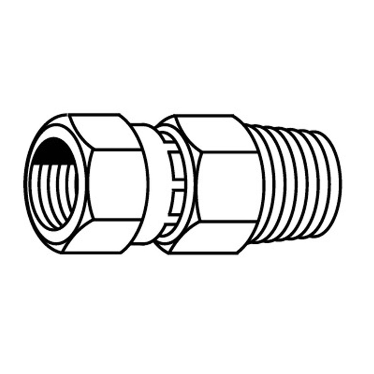 3 4 X 24 Mm Female JIC 37 Deg Swivel To Male Metric Taper Pipe Thread 3 4 X 24 Mm Female JIC 37 Deg Swivel To Male Metric Taper Pipe Thread