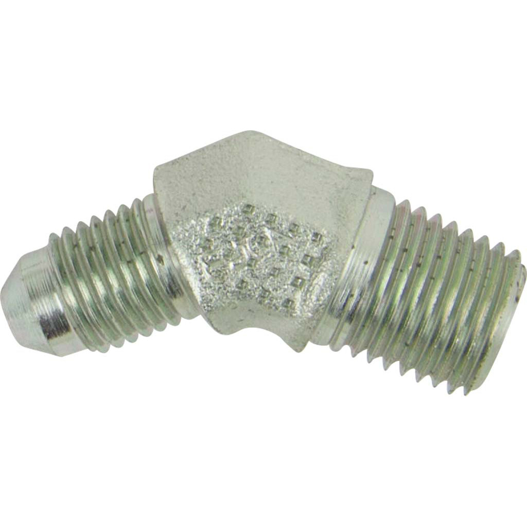1/4" x 1/4" 45 Degree Male Elbow, JIC 37 Degree, Hose Adapters - Hi ...