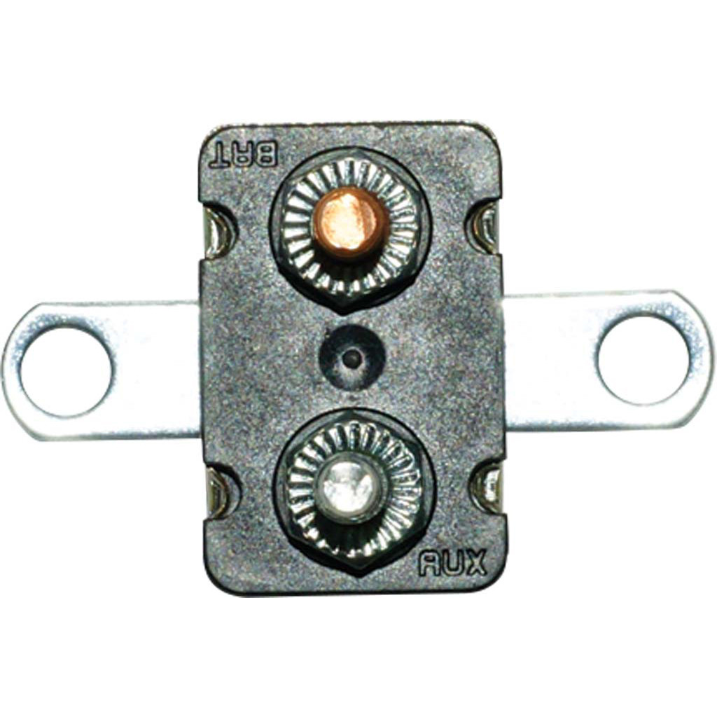 15 AMP, 12 VDC Circuit Breaker, Type I Crosswise Bracket Metal Housing ...