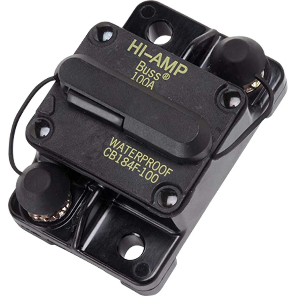 25 AMP, 48 VDC High Amp Circuit Breaker, Type III Manual - Hi-Line Inc.