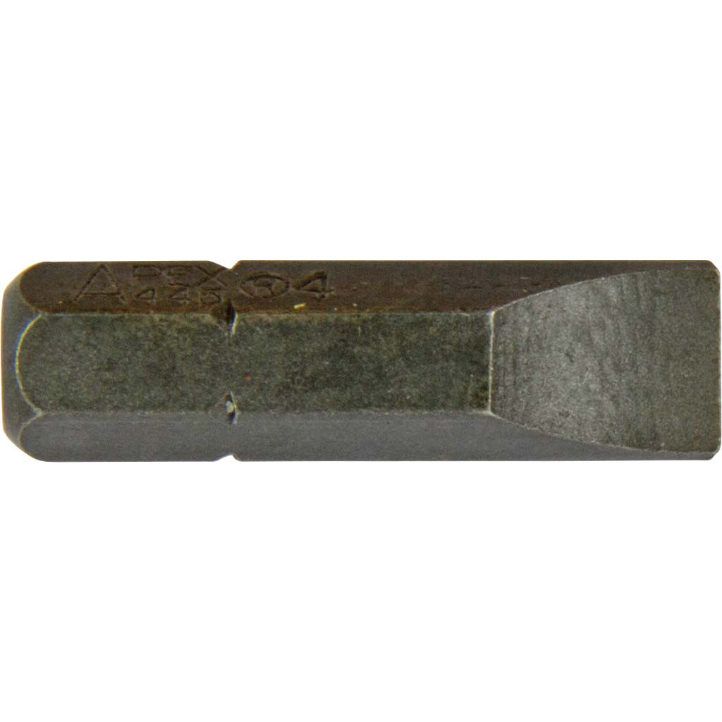 Apex Hex" sert Bit, Slotted Drive, 5 Point Size - Hi-Line Inc.
