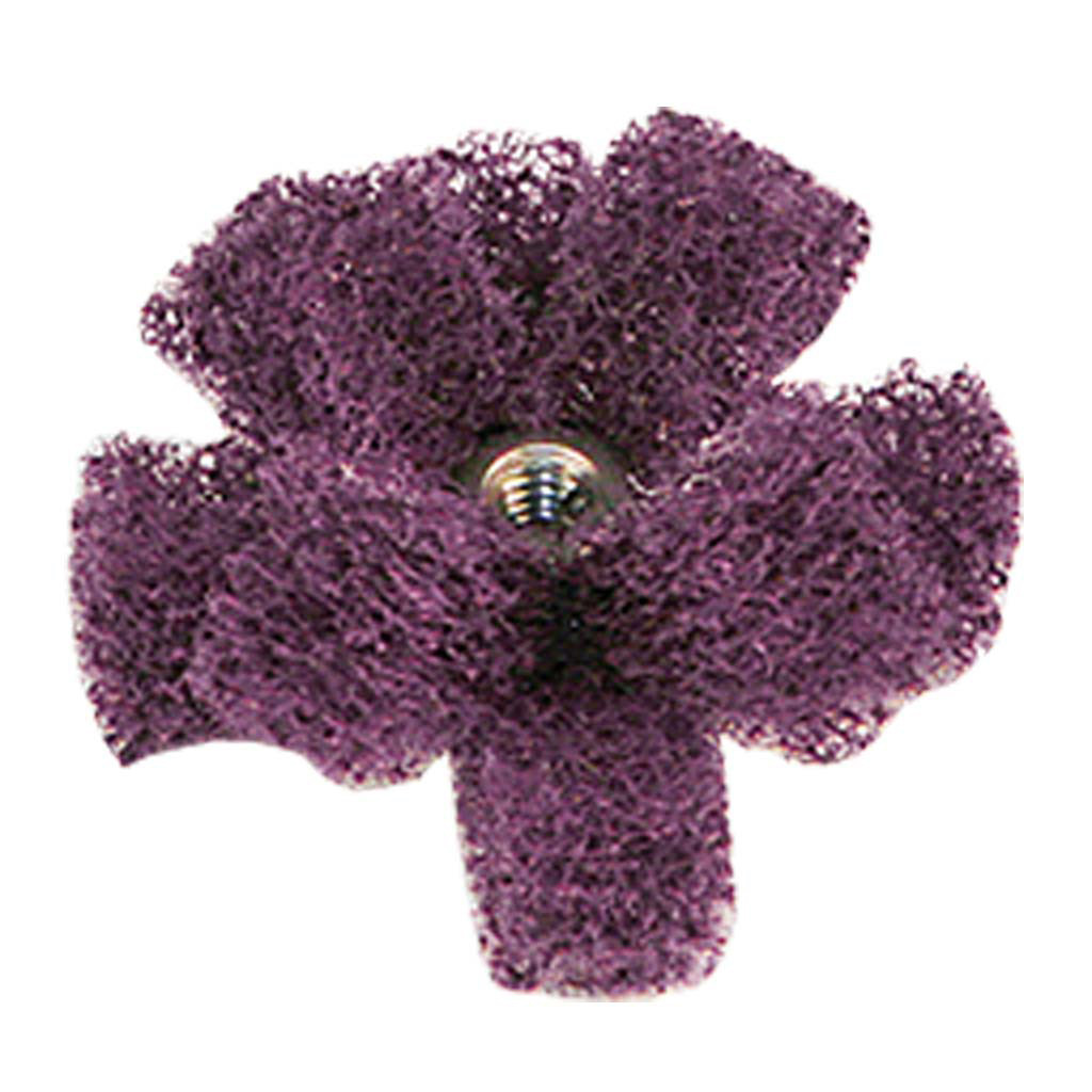 2" Purple, Medium Cross Buff Abrasive Wheels - Hi-Line Inc.