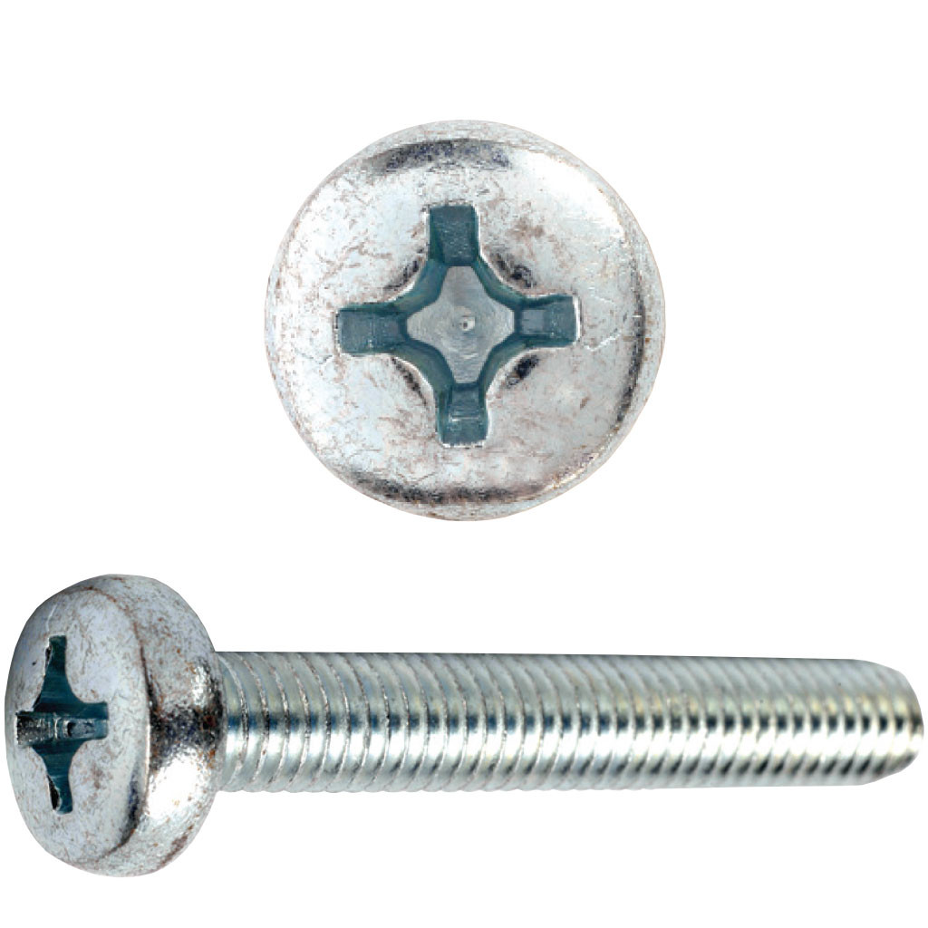 M4 - .70 x 40 mm Phillips Pan Head Head Machine Screw - Hi-Line Inc.