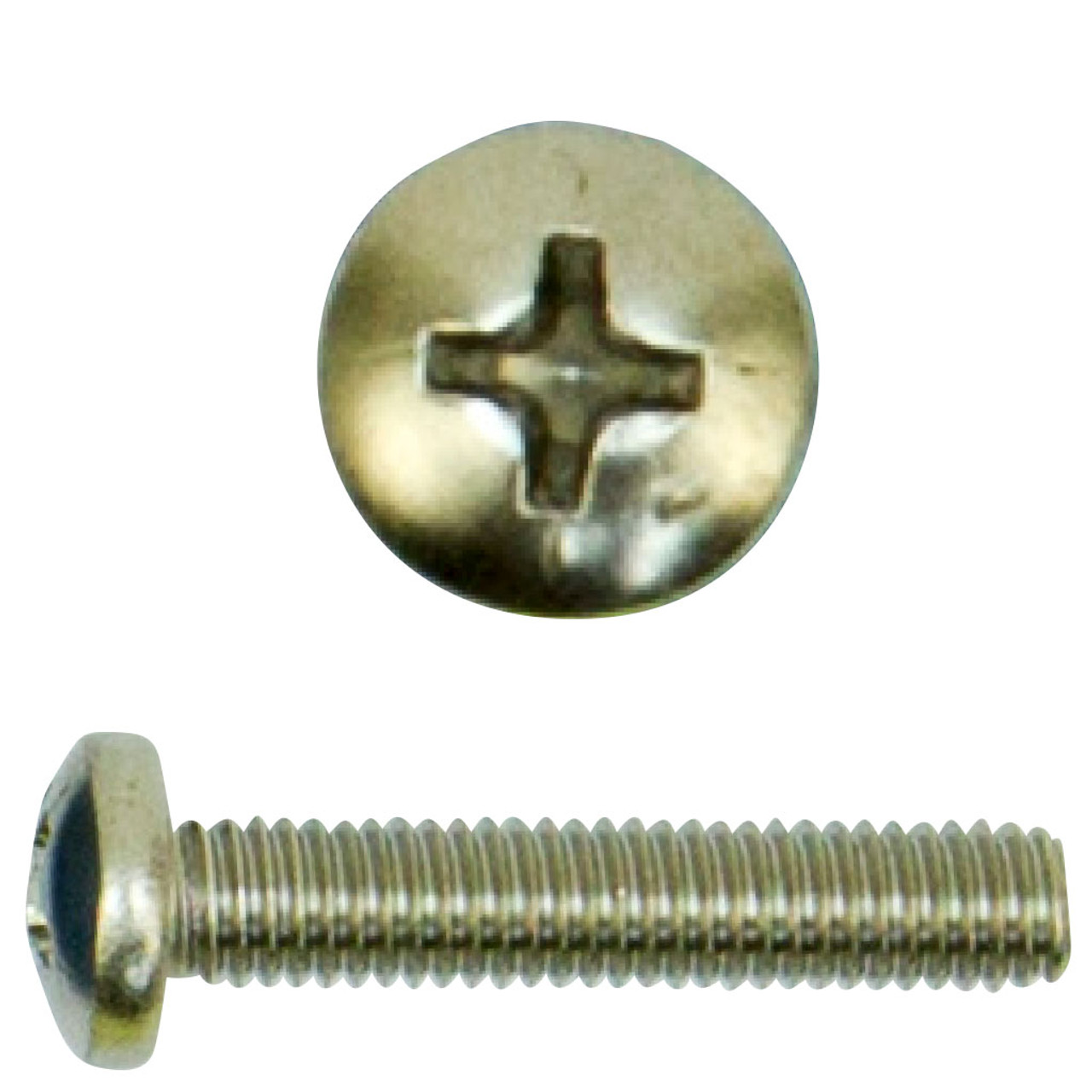 10 24 X 1 2 Pan Head Machine Screw 316 Stainless Steel Hi Line Inc