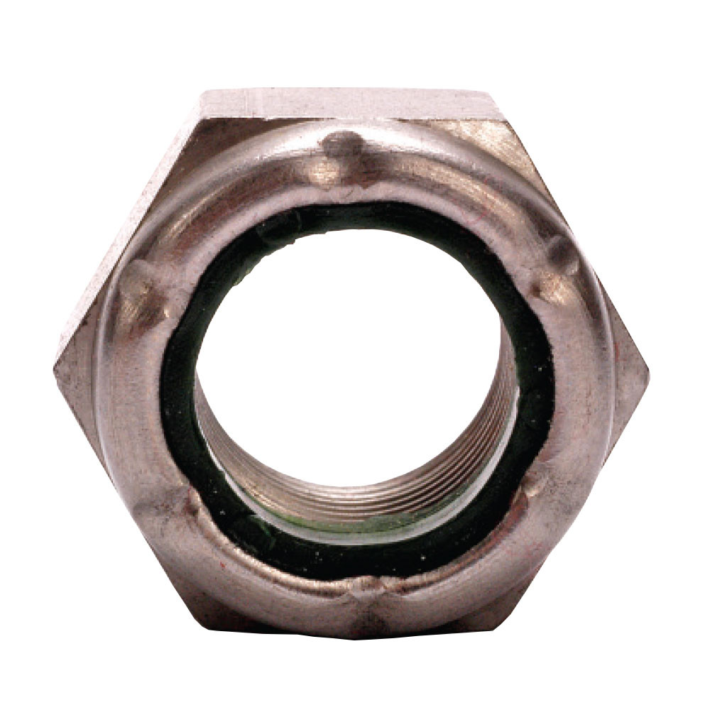 #8-32 Self-Locking Nut, Stainless Steel - Nylon Insert - Hi-Line Inc.