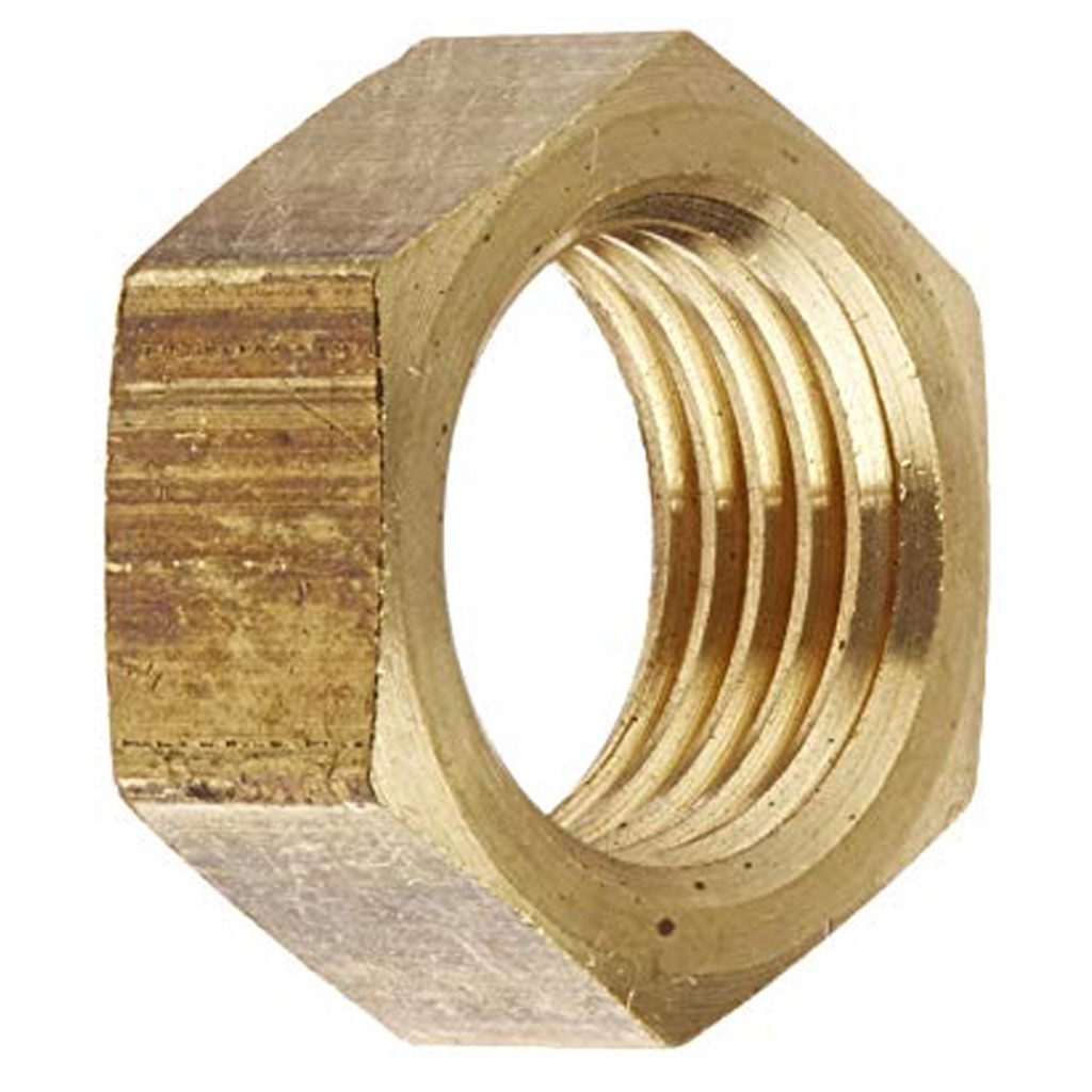 5/16" Tube O.D., Compression Bulkhead Nut - Hi-Line Inc.
