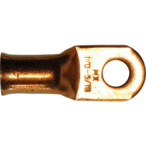 1 AWG 1 4 Stud Size Heavy Duty Bare Copper Cable Lug Hi Line Inc 1-awg-1-4-stud-size-heavy-duty-bare-copper-cable-lug-hi-line-inc
