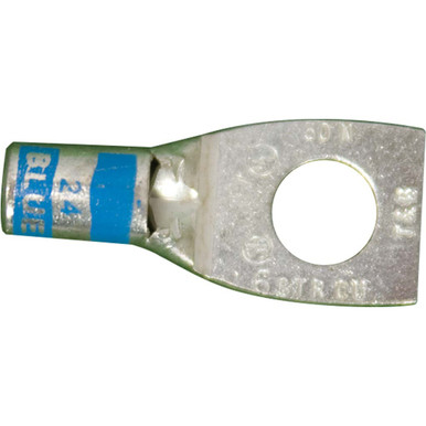 6 AWG, Single Hole, 5/16" Stud, (Blue) Copper Industrial Lugs - Hi-Line ...