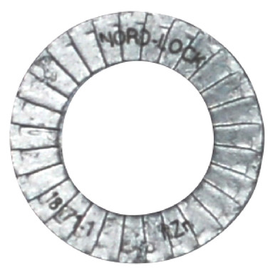 1/4" Self-Locking Wedge Washer, Zinc Plated - Hi-Line Inc.
