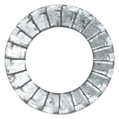 M4-.70 Self-Locking Wedge Washer, Zinc Plated - Hi-Line Inc.