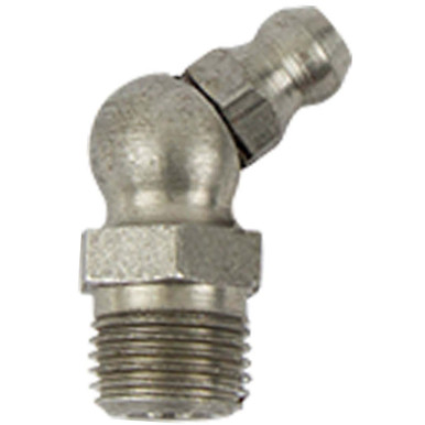 1/8" NPT, 45 deg Grease Fittings, Stainless Steel - Hi-Line Inc.