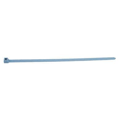11.1" Dark Blue Metal Detectable Cable Tie, .30" W, 60 lbs. - Hi-Line Inc.