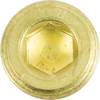 1/4 MPT, Brass Pipe Hex Socket Plug - Hi-Line Inc.
