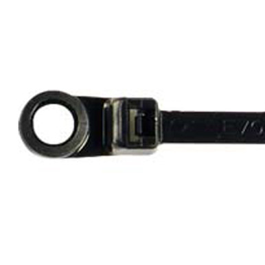 Cable Tie - Screw Mount, Black, 7.9" Length - Hi-Line Inc.