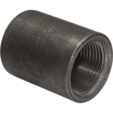 3/4" Merchant Steel Coupling, Sch. 40 Black Pipe Fitting, Class 150 ...