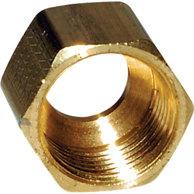 5/16" Tube O.D., Compression Nut - 61X5 - Hi-Line Inc.