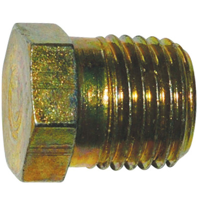 3/8 MPT, Pipe 316 Stainless Steel Hex Head Plugs - Hi-Line Inc.