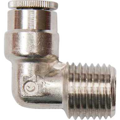 1/4" Tube O.D. x 1/4" MPT, Push Connect, Inch 90 deg Male Elbow ...