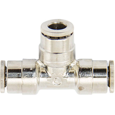 4 mm Tube O.D. , Push Connect, Metric Union Tee - 1164X4M - Hi-Line Inc.