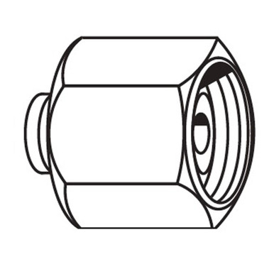 5/8" Cap, Steel Flareless Ermeto Connectors, Hose Adapters - 7129X10 ...