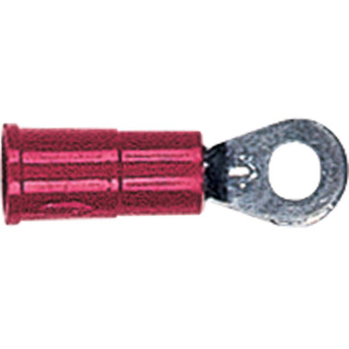 22-18 AWG, #6 Stud Size, Ring Terminal, Vinyl Insulated - Hi-Line Inc.
