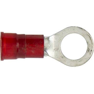 8 AWG, 3/8" Stud Size, Ring Terminal, Vinyl Insulated - Hi-Line Inc.