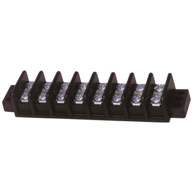 6 Poles, 30 Amp Double Row Terminal Block - Hi-Line Inc.