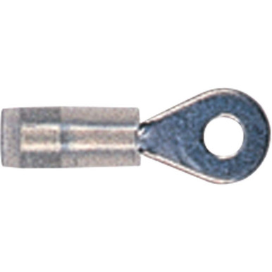 24-20 AWG, #4 Stud Size, Ring Terminal, Nylon Insulation - Hi-Line Inc.
