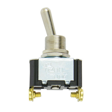 Toggle Switch, Heavy-Duty, Single Pole, Single Throw - Momentary On/Off ...