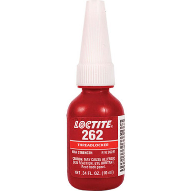 Loctite262 Mil Spec High Strength Threadlocker (Red), 250 ml Bottle ...